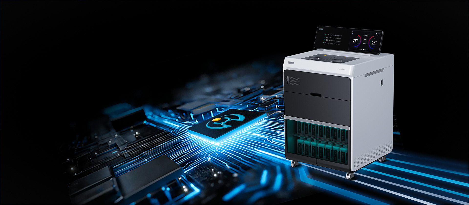 Patología, procesador de tejidos, fabricante de impresoras láser y ...